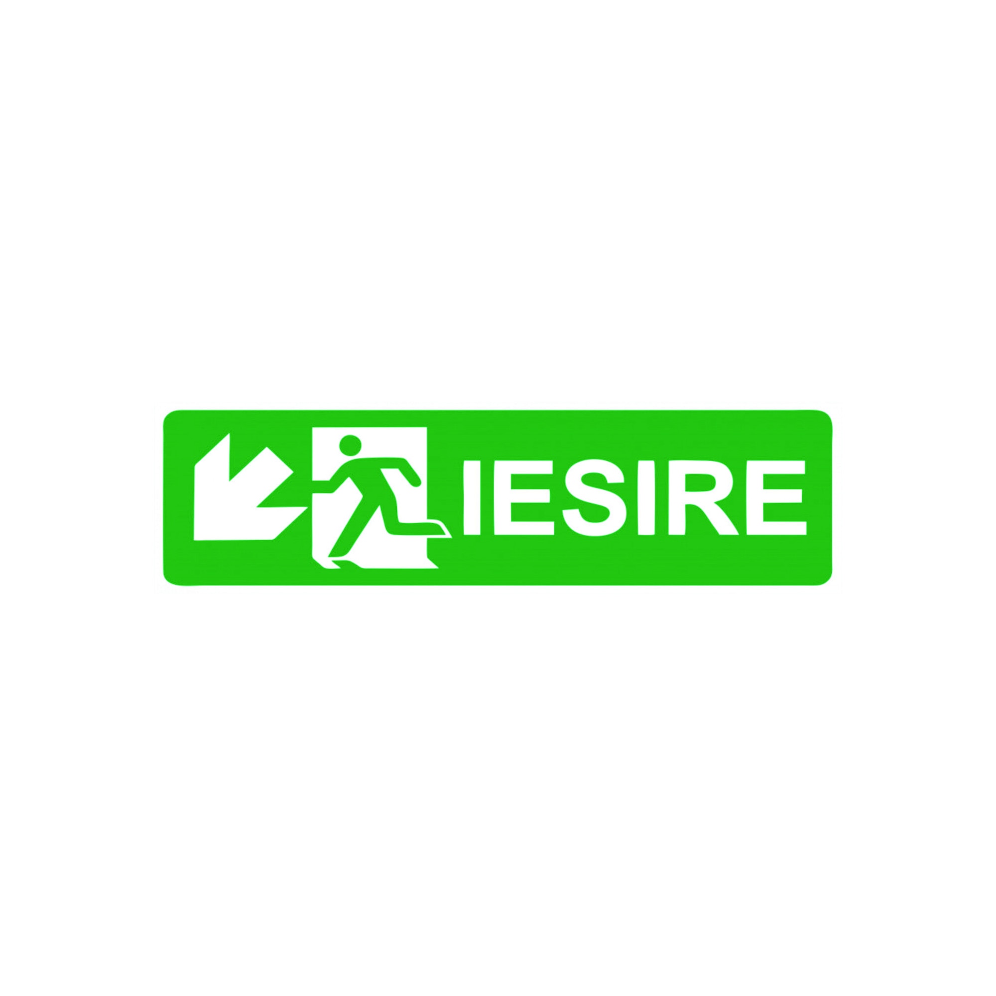 Semn indicator iesire sageata stanga jos, autocolant decorativ 20x5,6cm ...