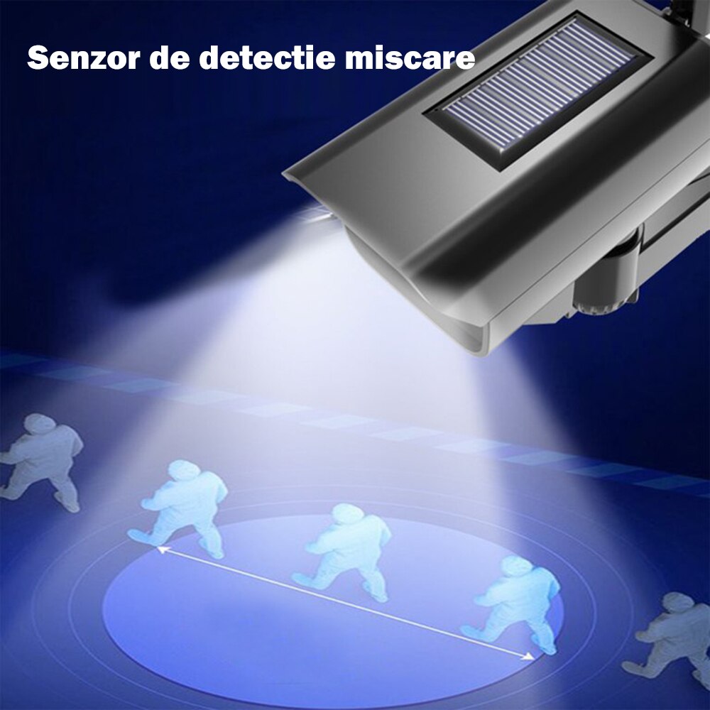 Camera de Supraveghere Falsa GREATON cu Rol de Lampa Solara ...