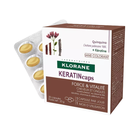 Supliment alimentar pentru par si unghii, Klorane, A La Queratina, 30 ...