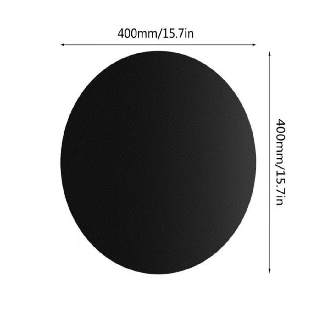 Кръгла подложка за скара, Sunmostar, Фибростъкло/Тефлон, 33x40 см ...