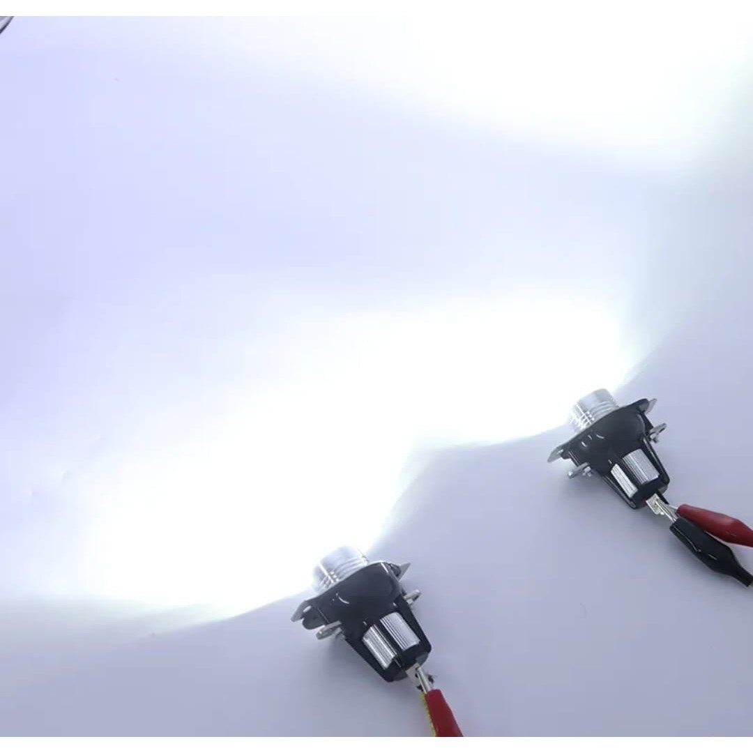 Set 2 Becuri Led Marker Angel Eyes Alb 12W pentru BMW E90/91 Facelift ...