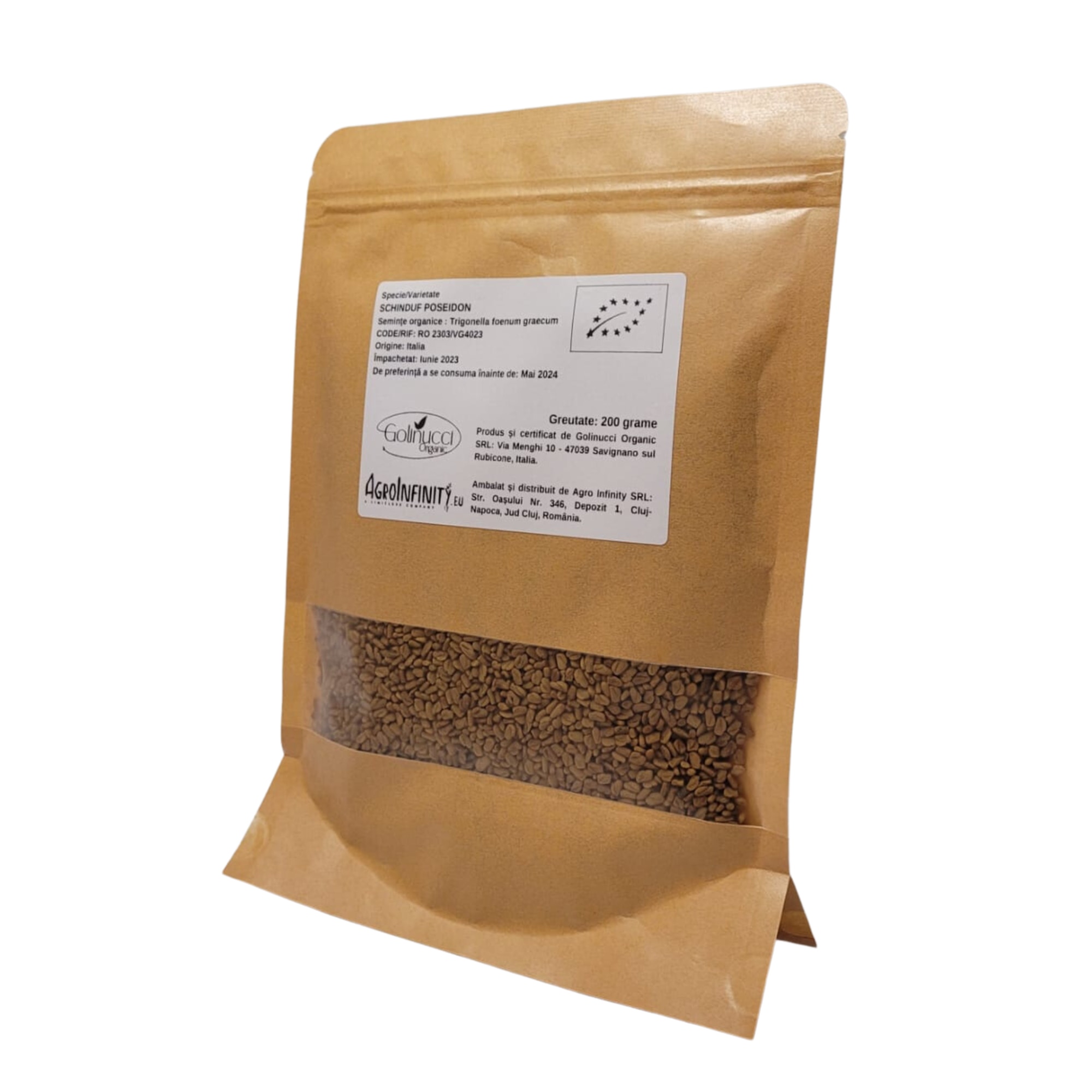 Seminte bio Schinduf (Fenugreek) Poseidon pentru germeni si micro ...