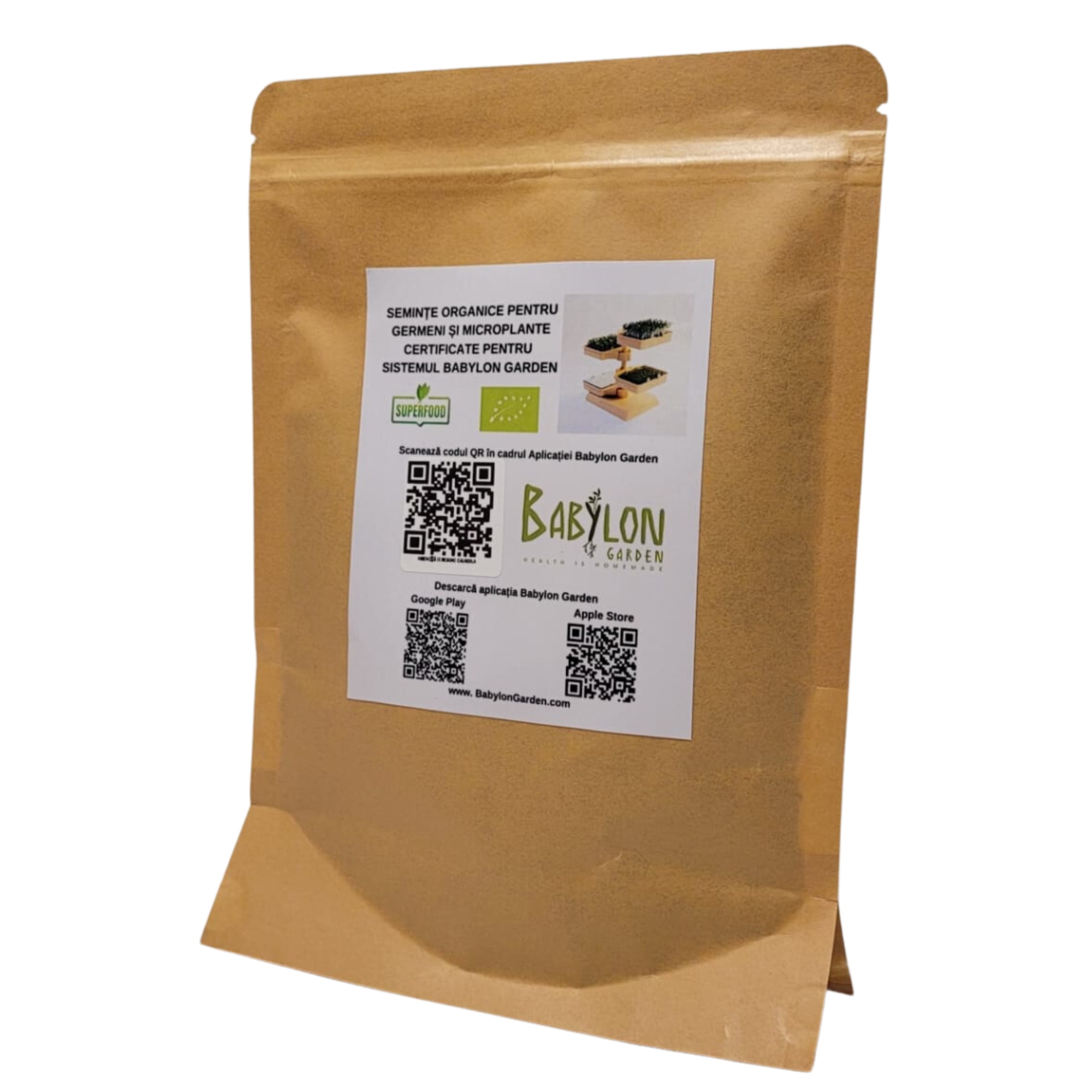 Seminte bio Hrenita (Creson) Caligola pentru germeni si micro plante ...