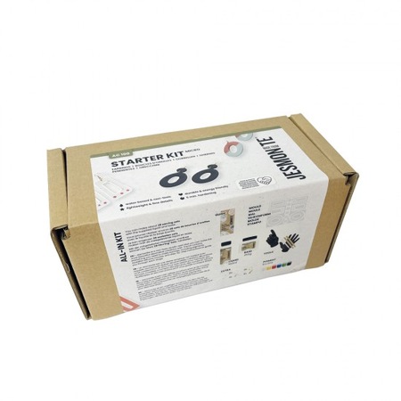 Kit modelaj pentru incepatori, Jesmonite, AC100, cercei, 6 componente ...