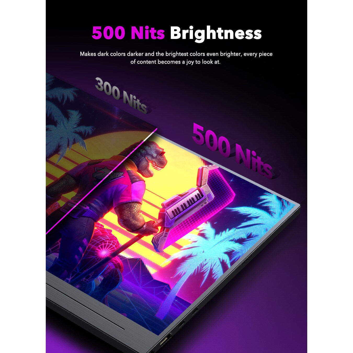 Monitor portabil, Uperfect, 17.3", 4K, 3840*2160 MINI HDMI, 60hz 16:9 ...