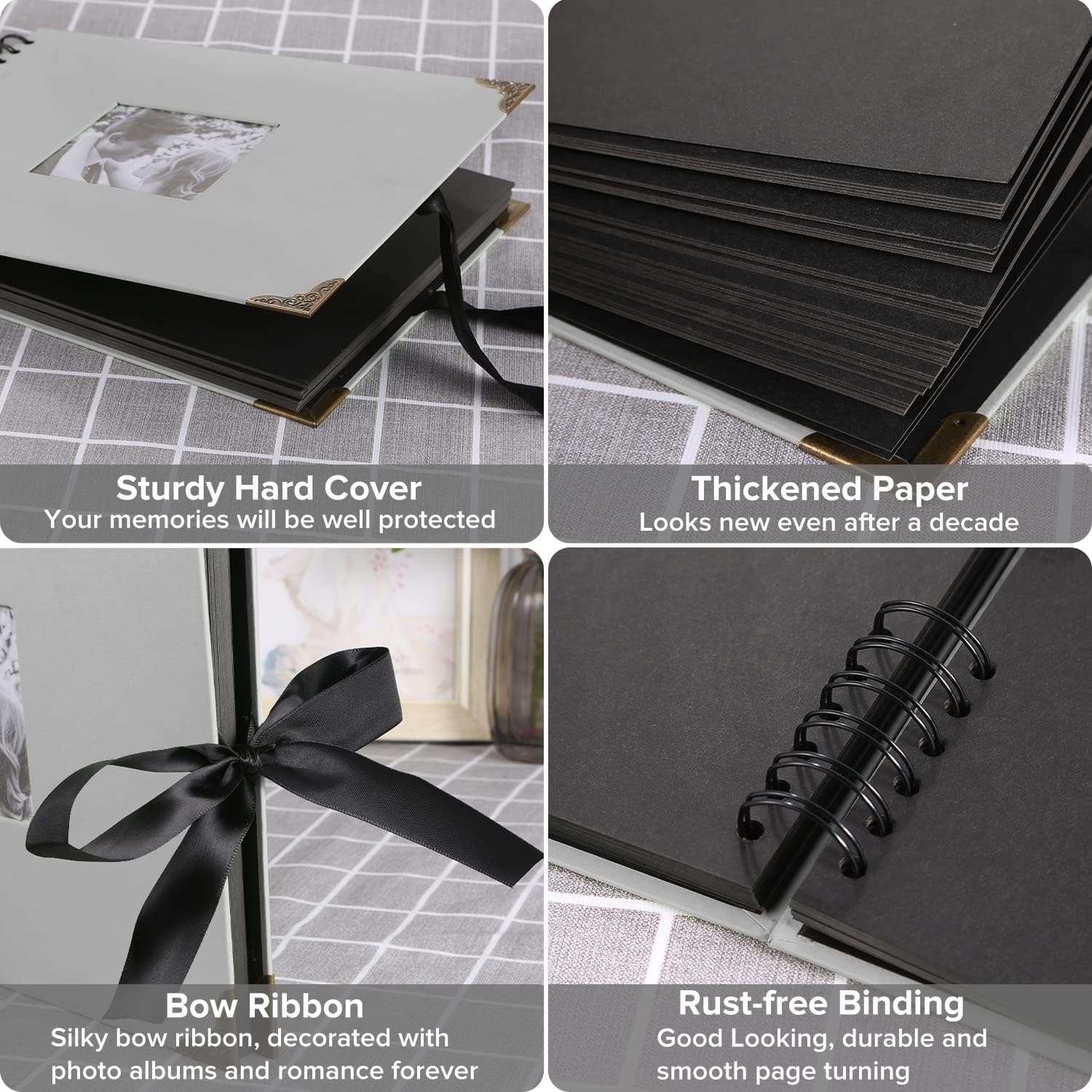 Set album foto creativ, WALALLA, Carton/Metal, Multicolor - eMAG.ro