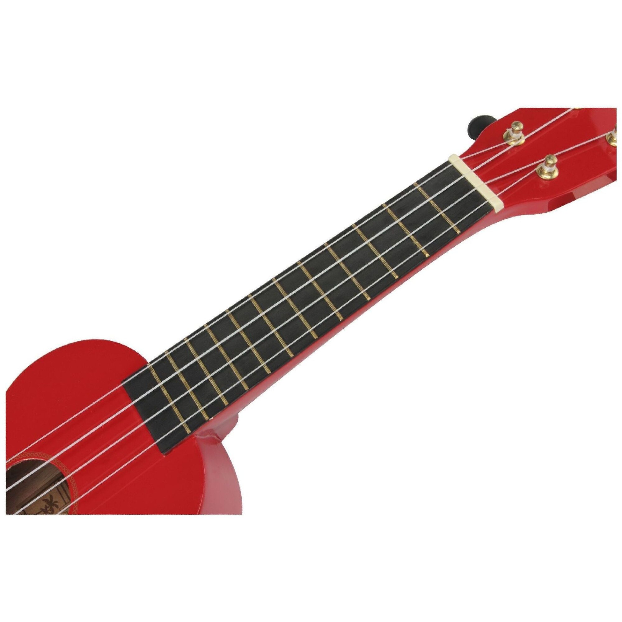 Chitara Ukulele, Lemn, Rosu - eMAG.ro