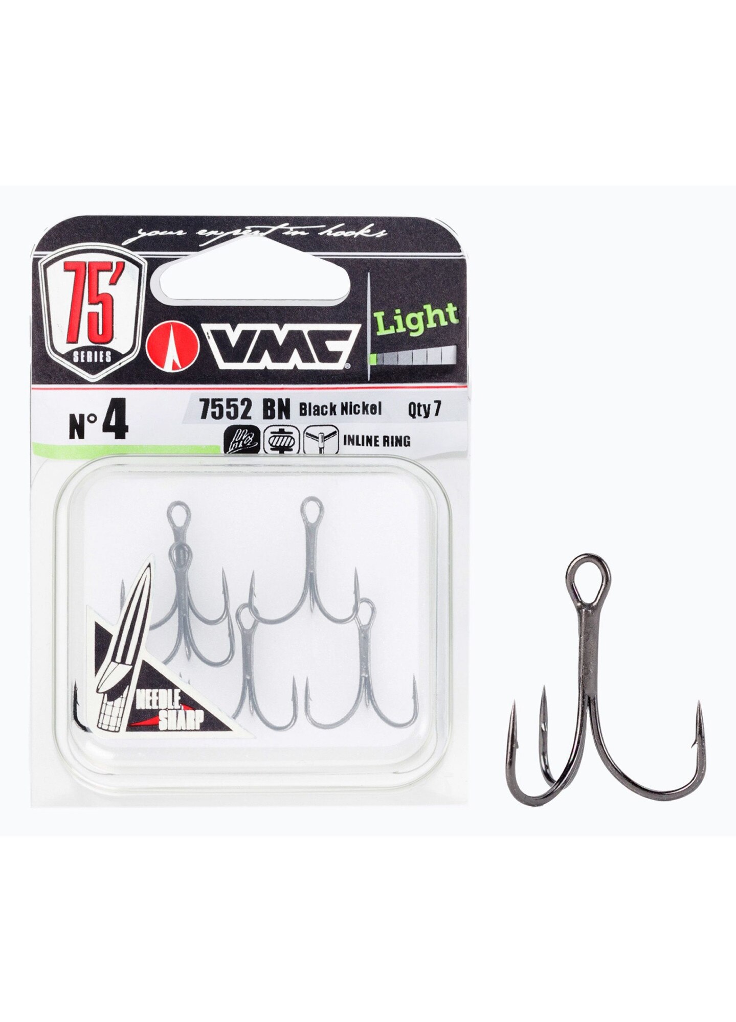 Set carlige, VMC, Light Inline, Otel, Carbon, Negru - eMAG.ro