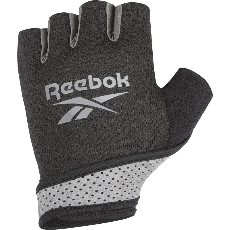 Manusi de antrenament, Reebok, Piele intoarsa, Negru, S - eMAG.ro