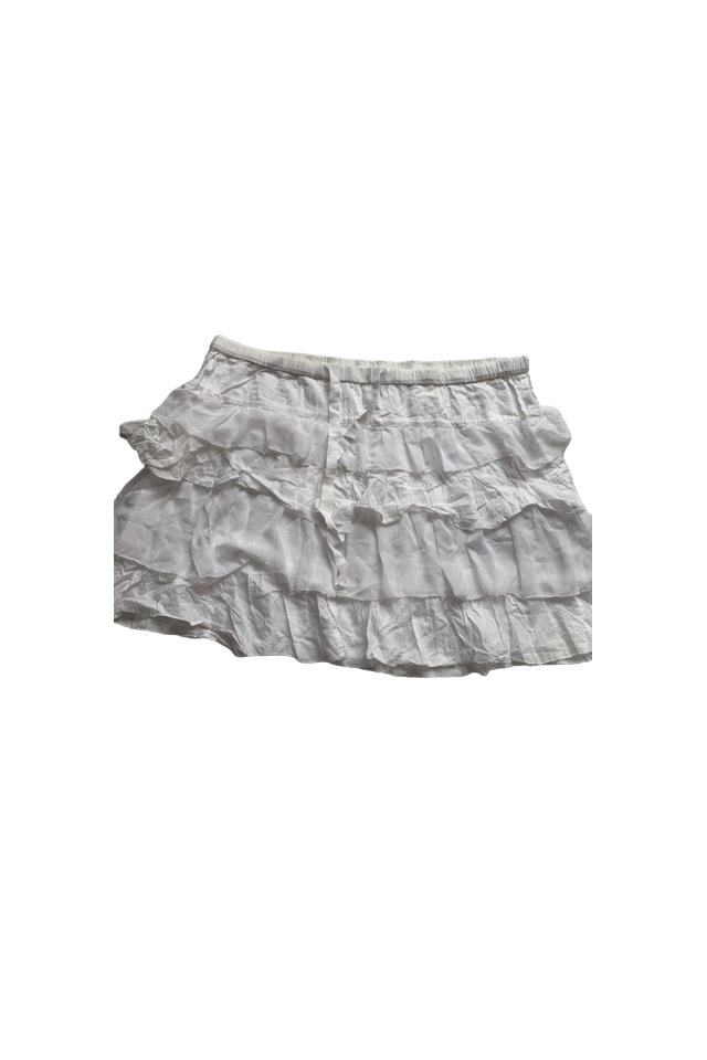 Fusta cu volane, dama, Alb, DAL175196, XL INTL - eMAG.ro