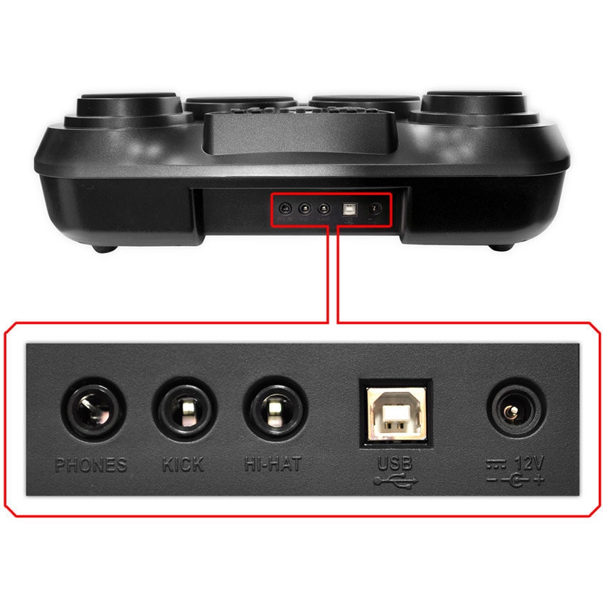 Set de tobe electrice cu bete, Alesis, Negru - eMAG.ro