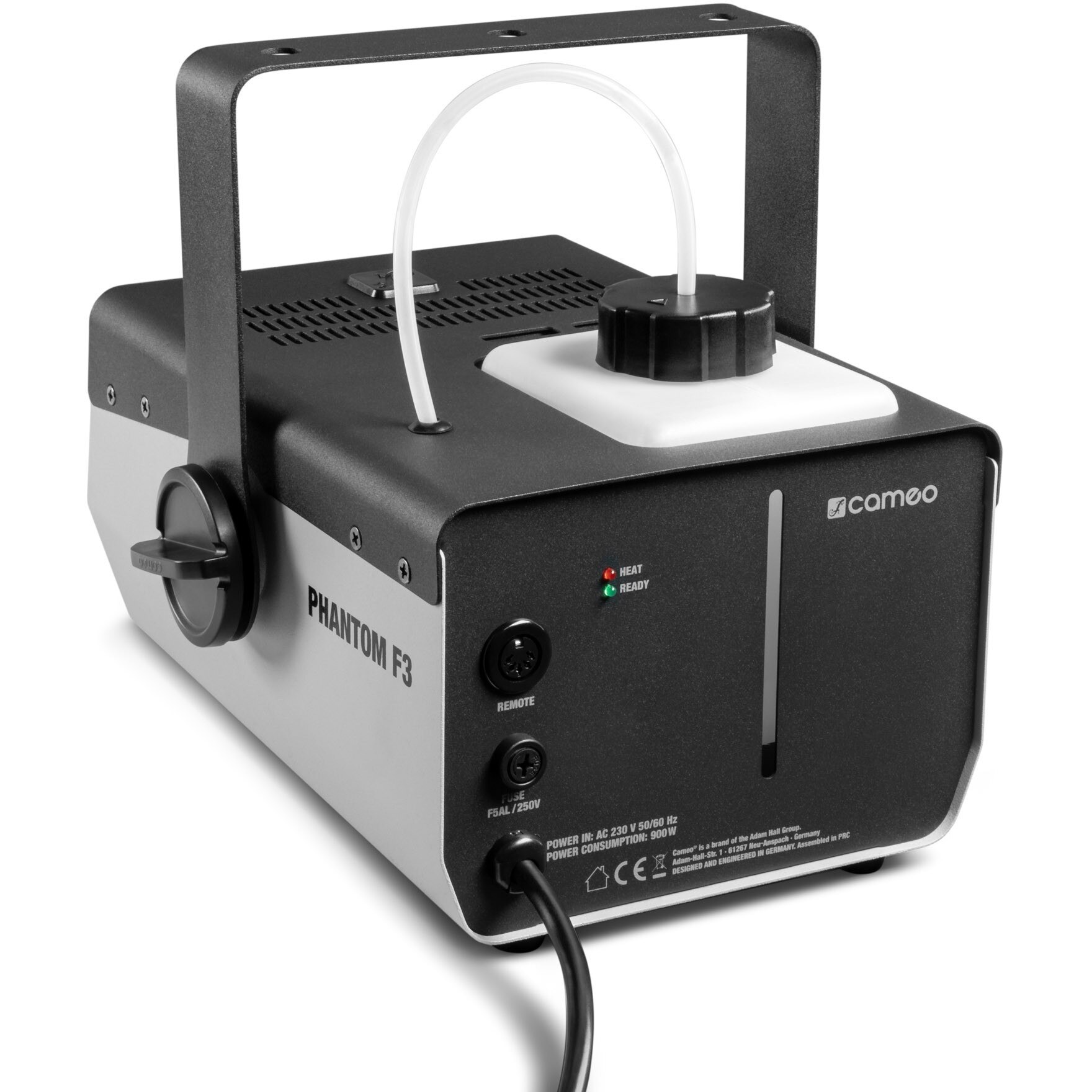 Masina de fum, Cameo, Otel, 900 W, Negru - eMAG.ro