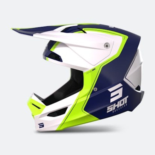 Casca Offroad Enduro Motocross Shot Reflex Blue glossy - eMAG.ro