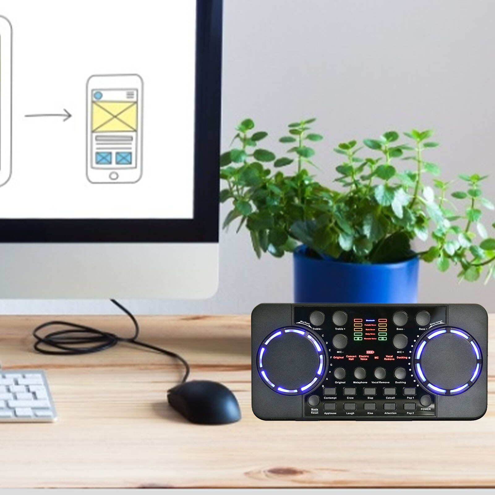Placa de sunet externa V300 Pro multifunctionala pentru transmisie Live ...