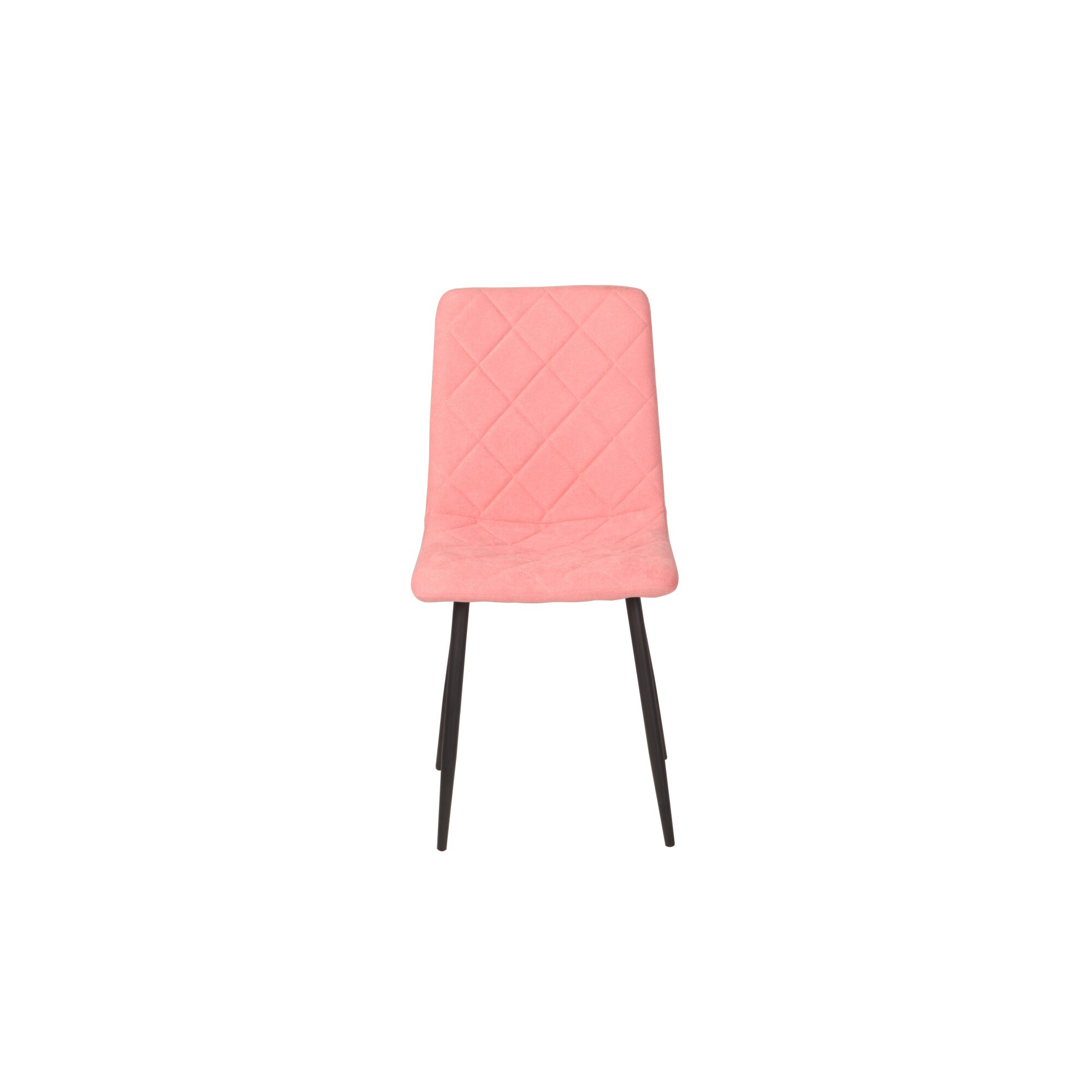 Scaune, set 2 MEMOR, 43x50x90 cm, tapitat, roz - eMAG.ro