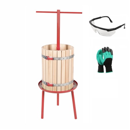 Teasc manual, Presa pentru struguri capacitate 32 litri romanesc, Rosu ...