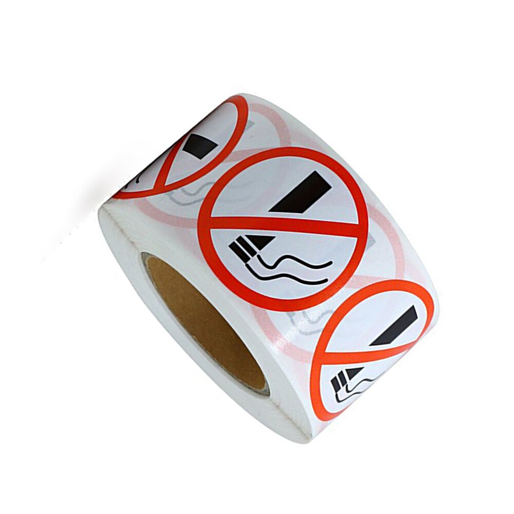 Autocolante cu logo pentru fumatul interzis, Sunmostar, 500 bucati, 2.5 ...