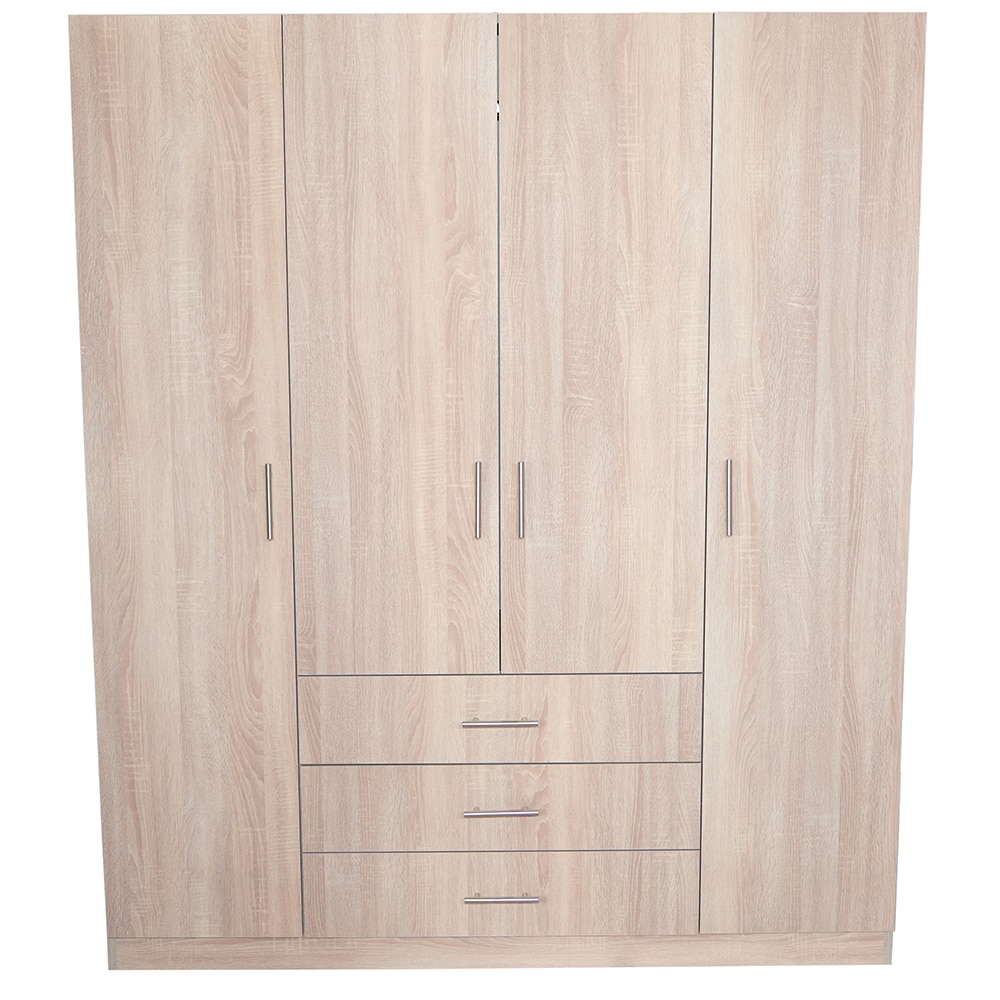 Dulap Nefmob Missouri, dimensiuni 190x160x50cm, 4 usi, 3 sertare, 6 ...