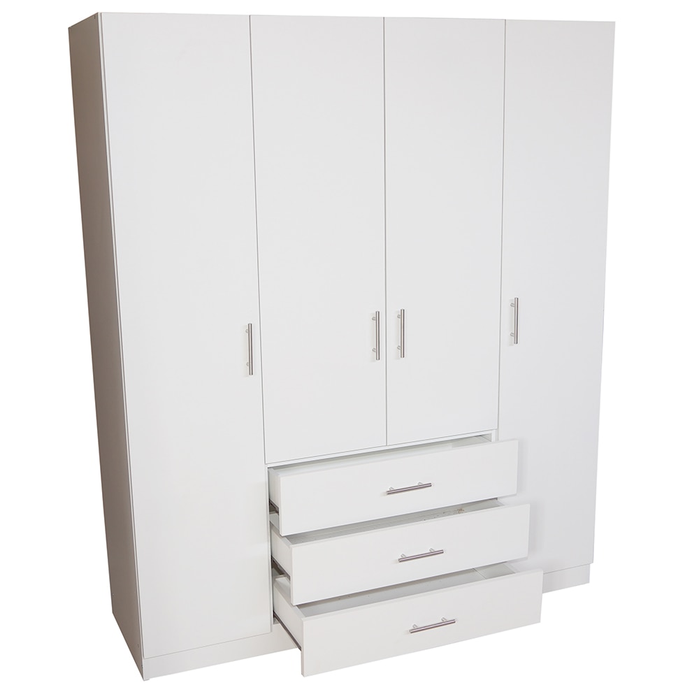 Dulap Nefmob Missouri, dimensiuni 190x160x50cm, 4 usi, 3 sertare, 6 ...