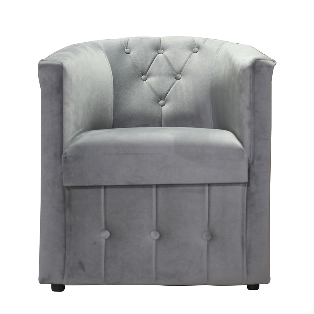 Fotoliu Nefmob Ospite, dimensiuni 60x60x80, culoare gri - eMAG.ro