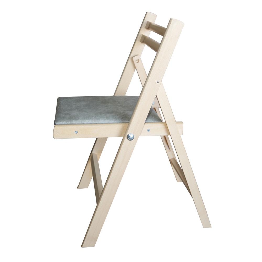 Set 2 scaune pliabile Nefmob Georgia, 55x45x77 cm, culoare gri ...