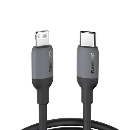 Cablu tip Lightning, UNGREEN, 1m, negru - eMAG.ro