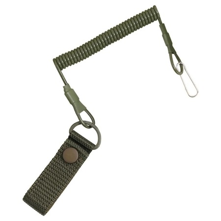 Cordon Extensibil Asigurare Pistol, Helicoidal, Spiralat, Verde, OPRA ...