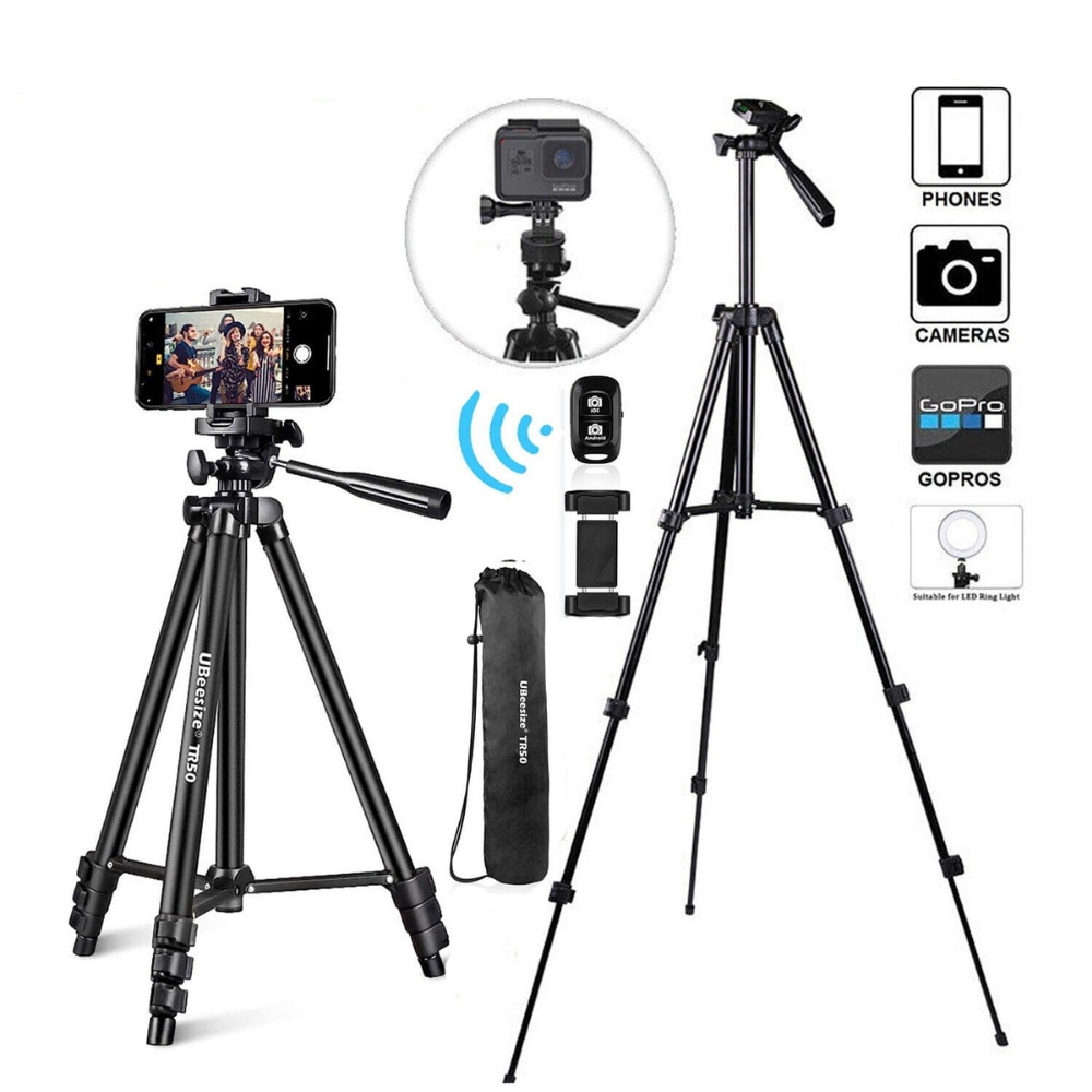 Trepied Telescopic 4 in 1 pentru Telefon, Camera Foto, GoPro ...
