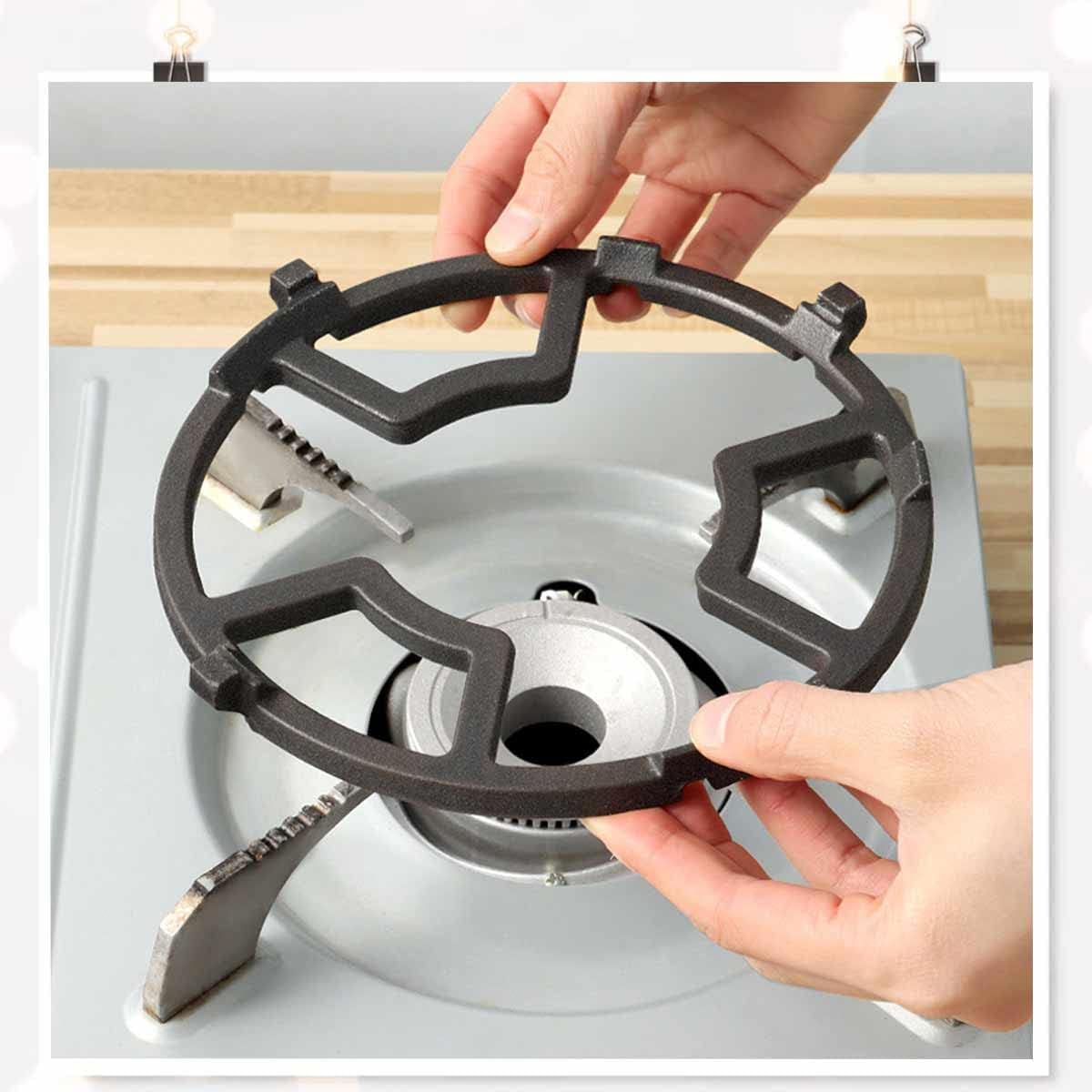 Suport pentru aragaz, Metal, 17 5cm, Negru - eMAG.ro