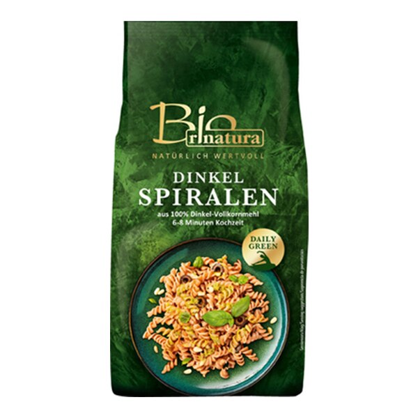 Paste integrale spirale (spelt) BIO Rinatura - 250 g - eMAG.ro
