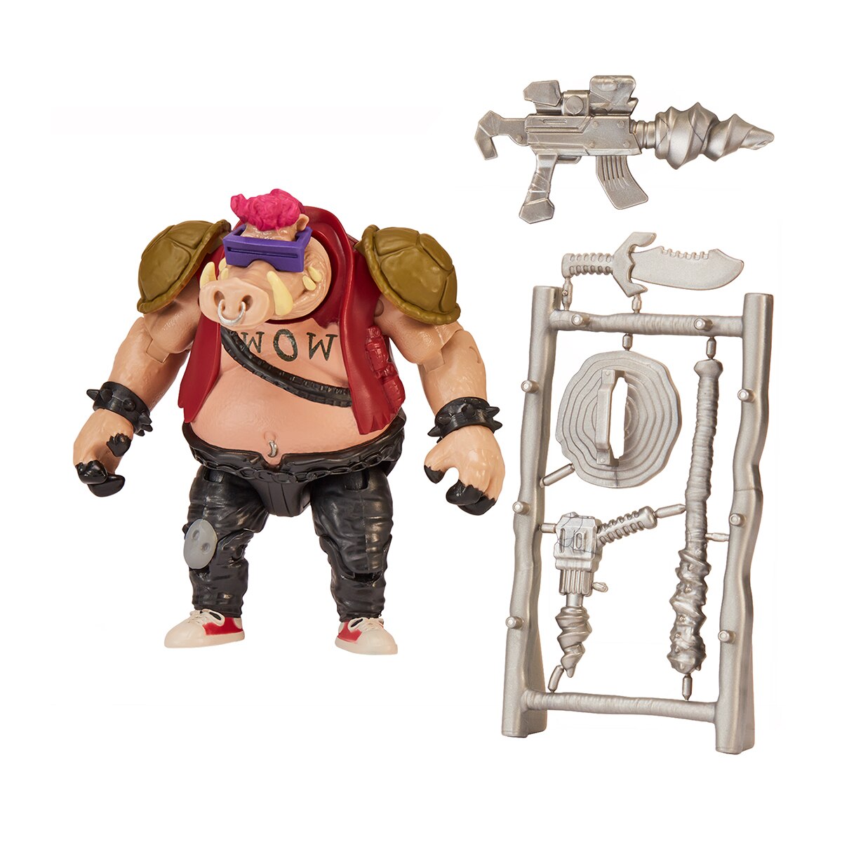Figurina cu articulatii Bebop 11 cm TMNT seria Movie III Ninja Turtles ...