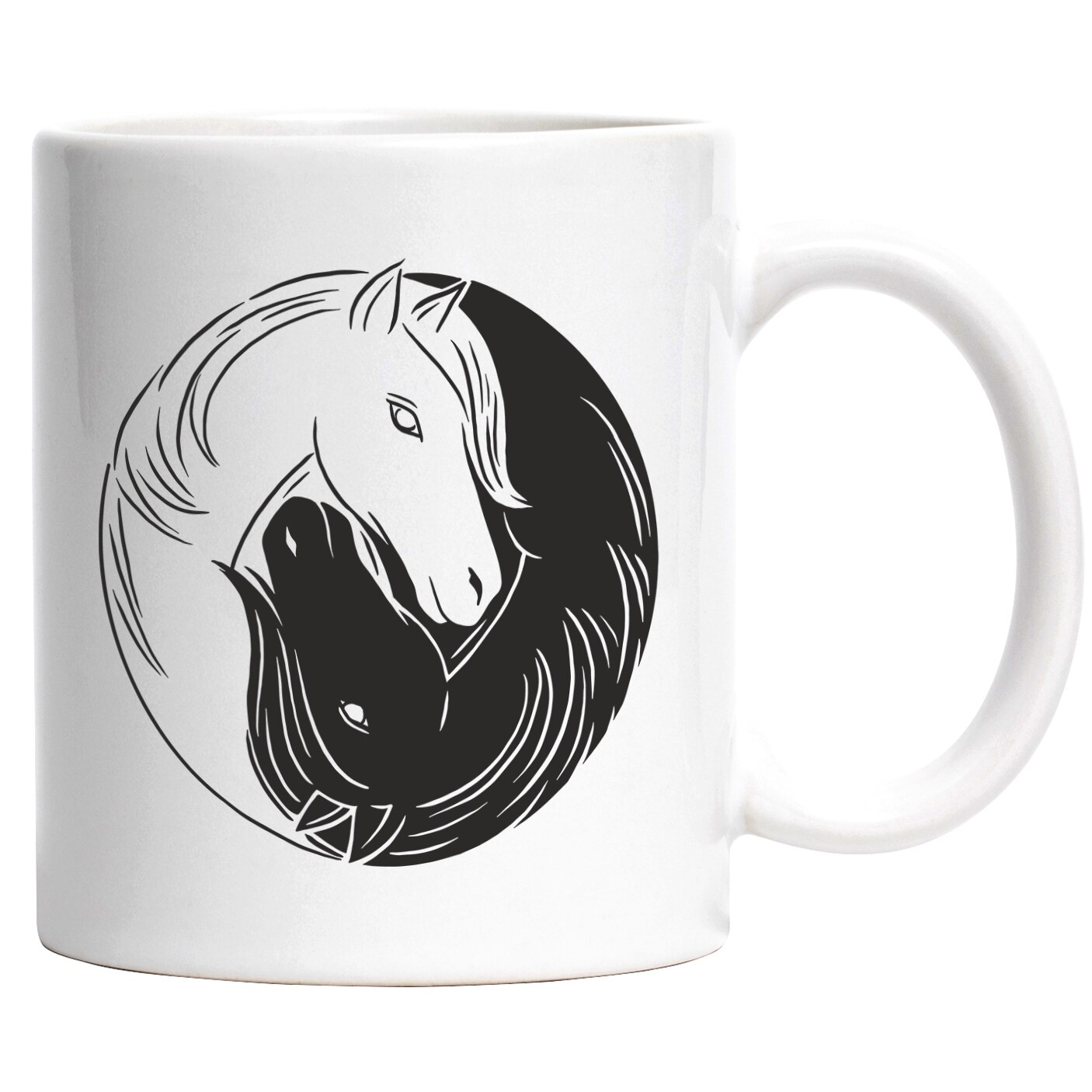 Cana Cu Simbol Yng Si Yang, Cal Alb Negru, Bine Si Rau, Mituri Vechi ...