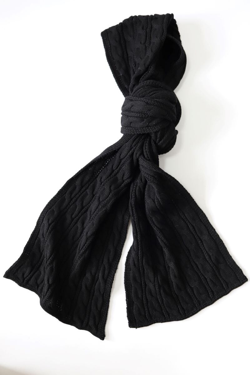 Fular dama Tricotat Hermina, Dunarea, Negru - eMAG.ro