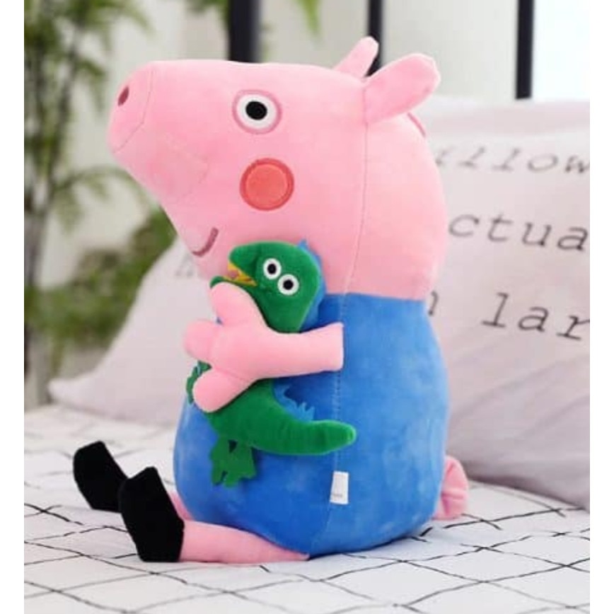 Jucarie De Plus, Peppa Pig, George Pig, Tnagora®, 25 cm - eMAG.ro