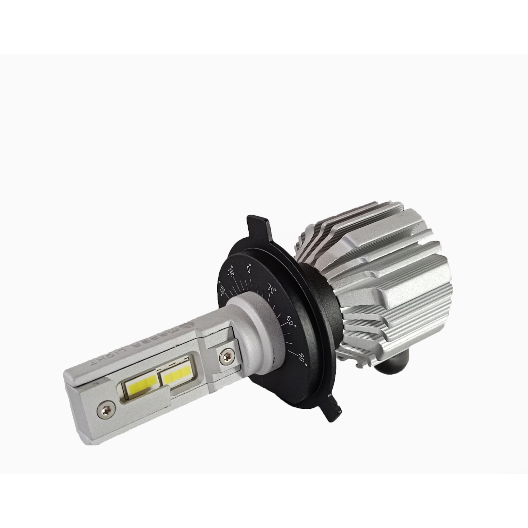 Set 2 becuri LED H4, Marba Light, 9-48V, 25/25W, 5600lm, IP68, 6000K ...
