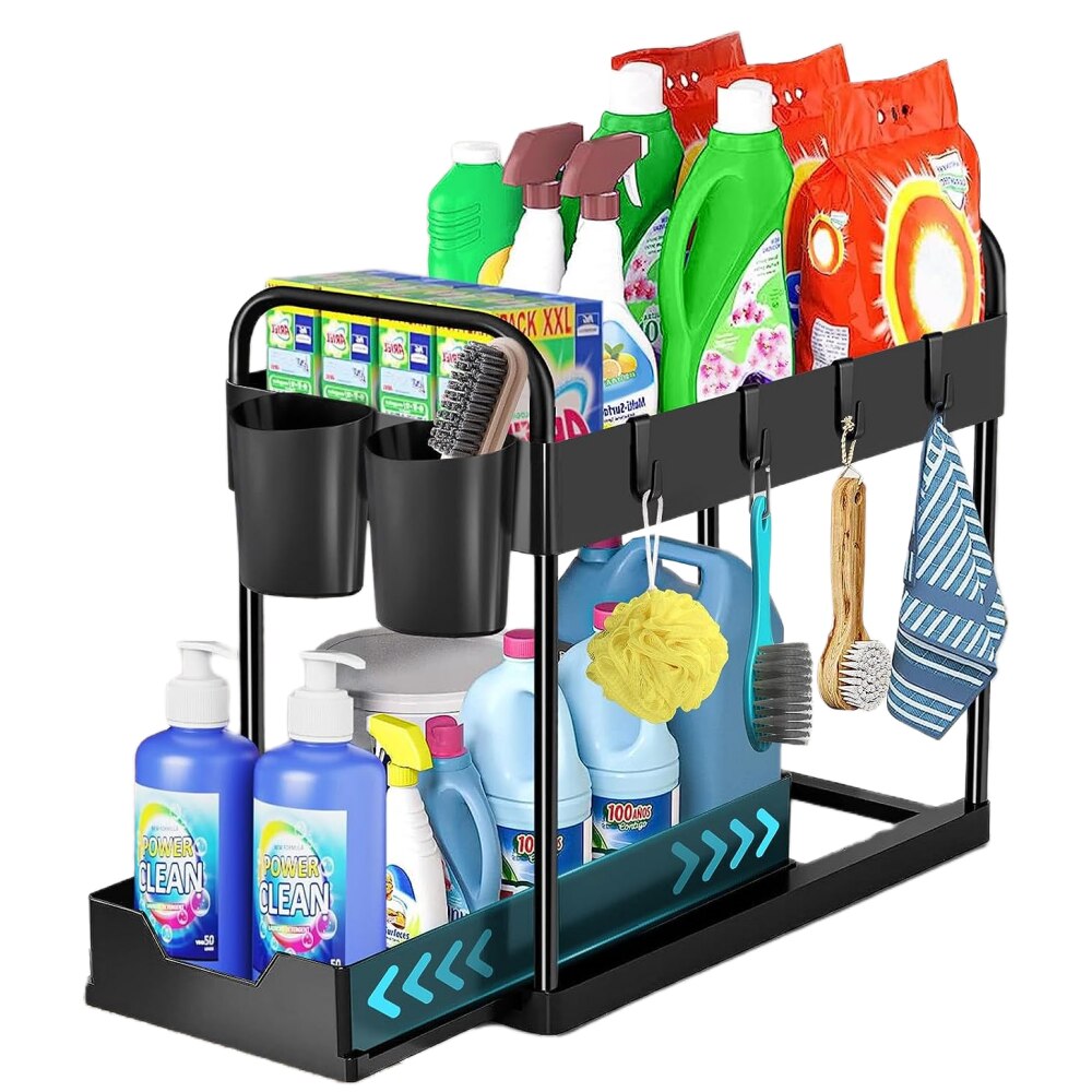 Raft multifunctional, 4 carlige, 2 cupe, MunDeir®, Negru - eMAG.ro