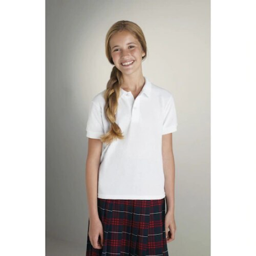 Tricou polo alb uniforma scoala 14 ani - eMAG.ro