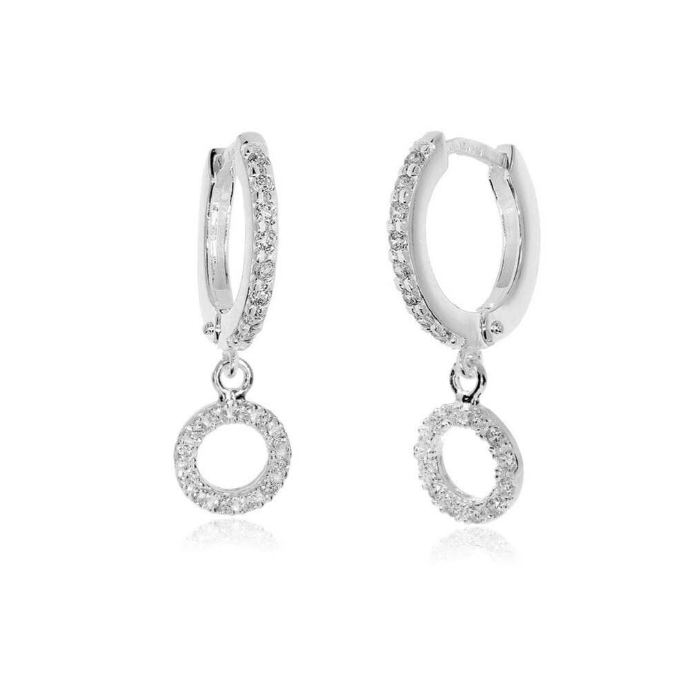 Cercei Argint 925-Tortite cu Cercuri - eMAG.ro