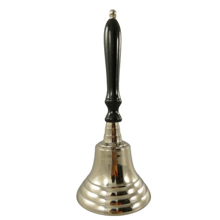 Clopot de masa din alama, maner negru din lemn, H 33 cm - eMAG.ro