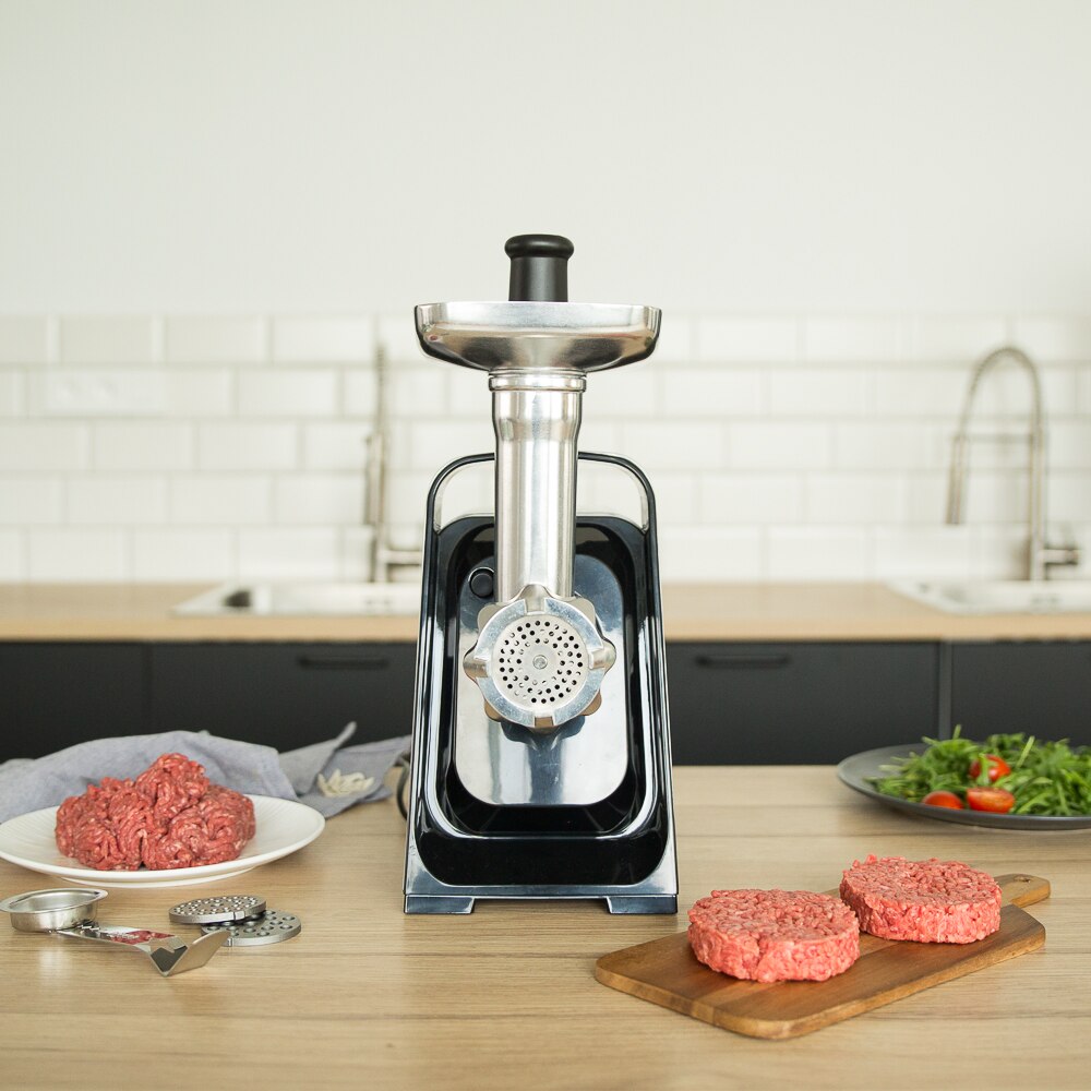 Masina de tocat carne Livoo DOP211,500W, 3 discuri otel inoxidabil ...