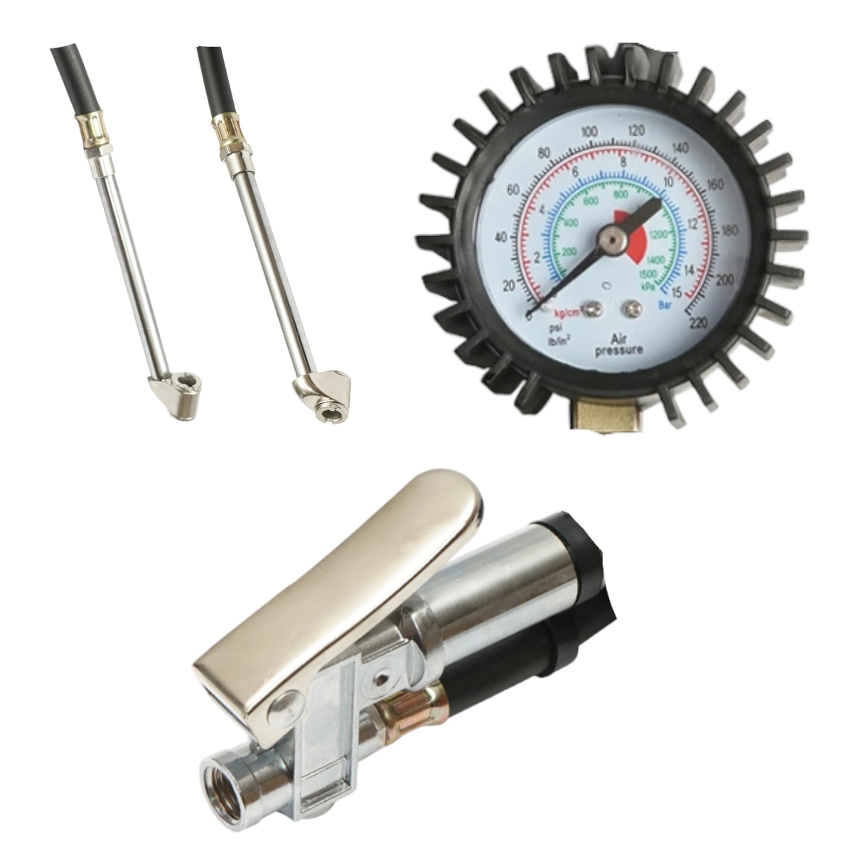 Pistol pentru umflat roti cu manometru analogic 15Bar - eMAG.ro