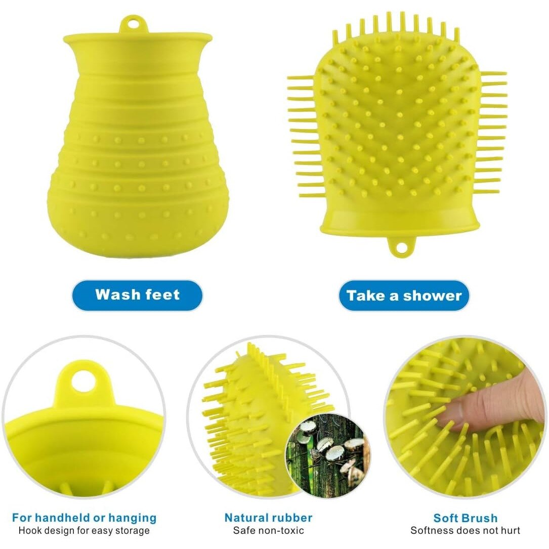 Dispozitiv curatare labute caine, Sunmostar, Silicon, Verde - eMAG.ro