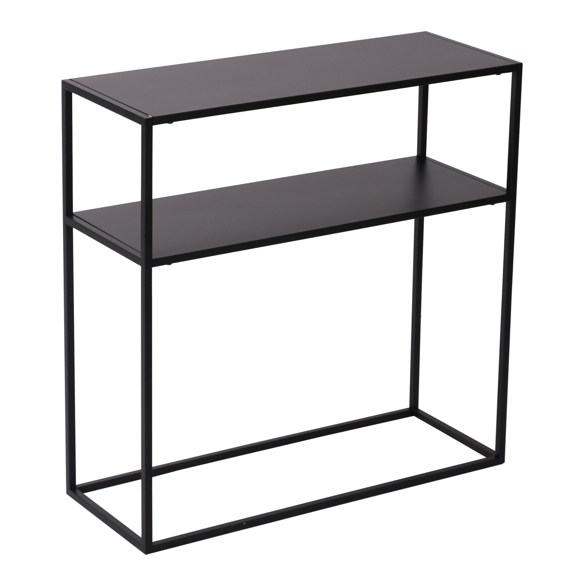 Masa consola, en.casa, PXSL-0160 Kuhmo, 80 x 80 x 30 cm, metal, negru ...