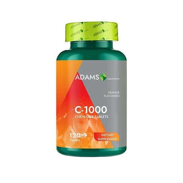 Vitamina C-1000 120 tablete masticabile Adams Vision - eMAG.ro