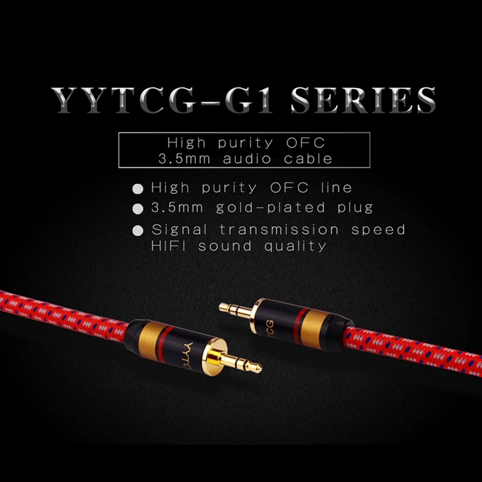 Cablu audio YYTCG pentru casti, boxe, masina, Jack 3.5mm la Jack 2.5mm ...