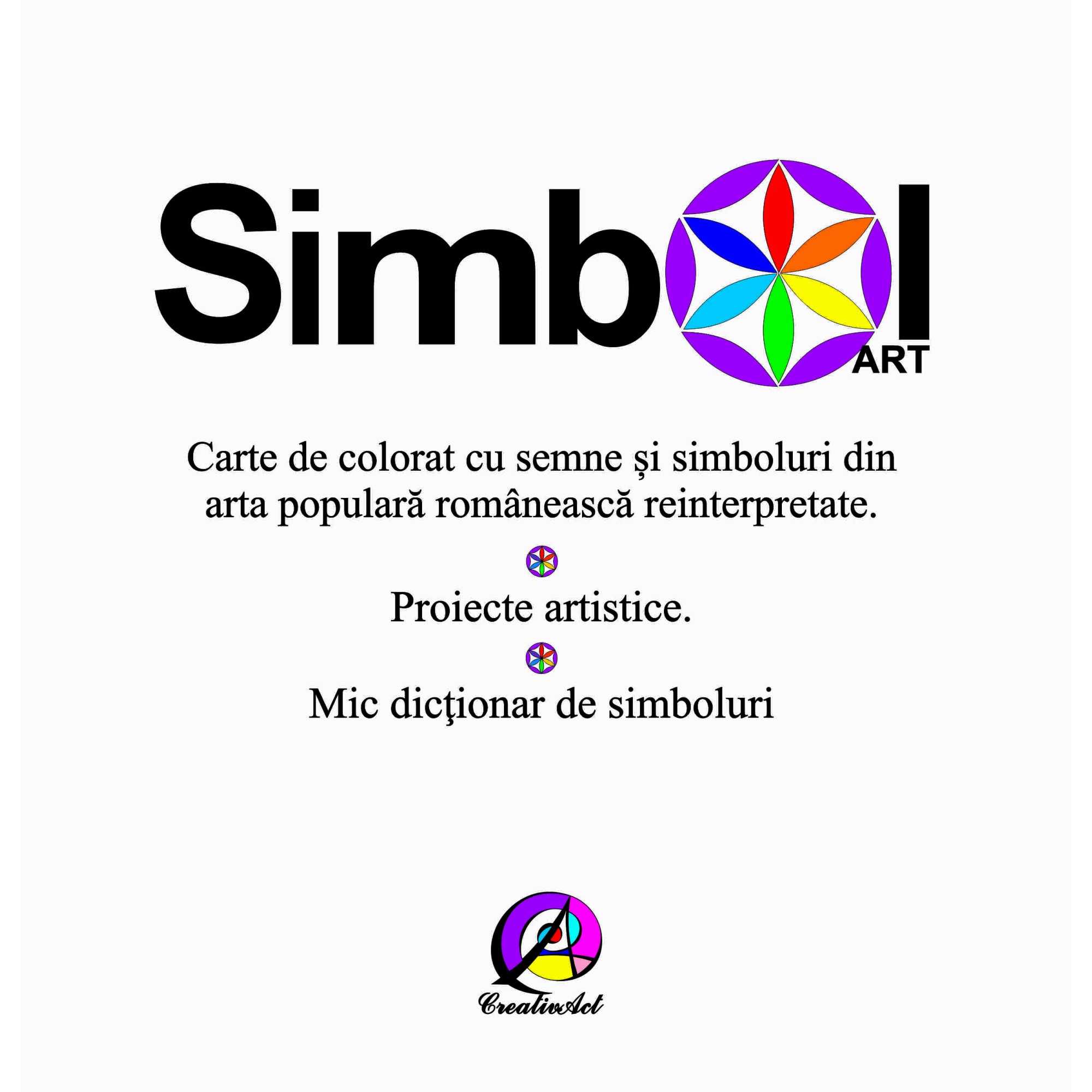Simbol Art, carte de colorat cu simboluri din arta populara - eMAG.ro
