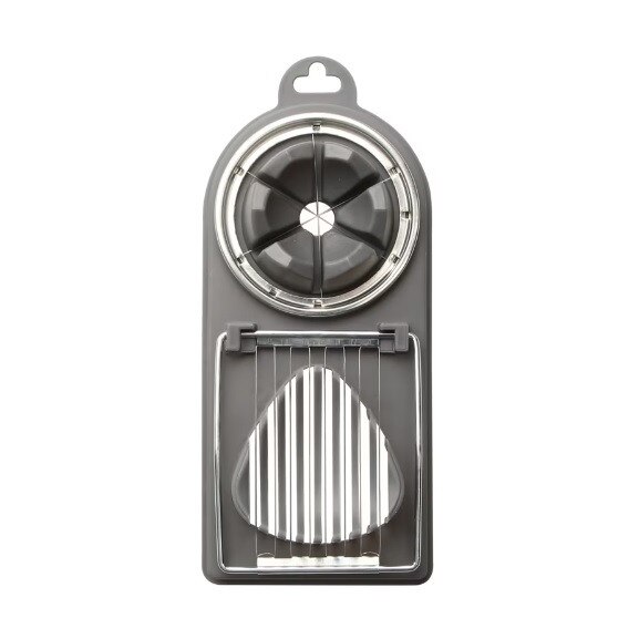Cutit feliator de oua, plastic, 19.5 x 8.5 cm, Gri - eMAG.ro