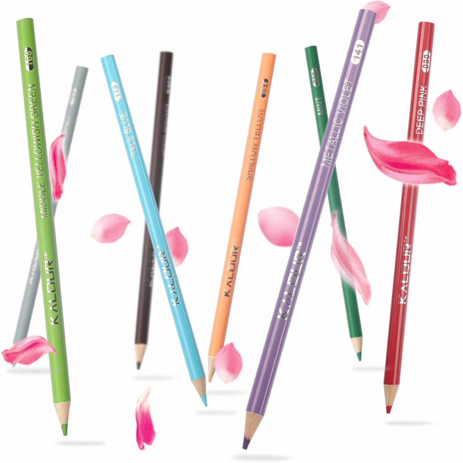 Set profesional de creioane colorate pentru desen si schite VITTALIST ...