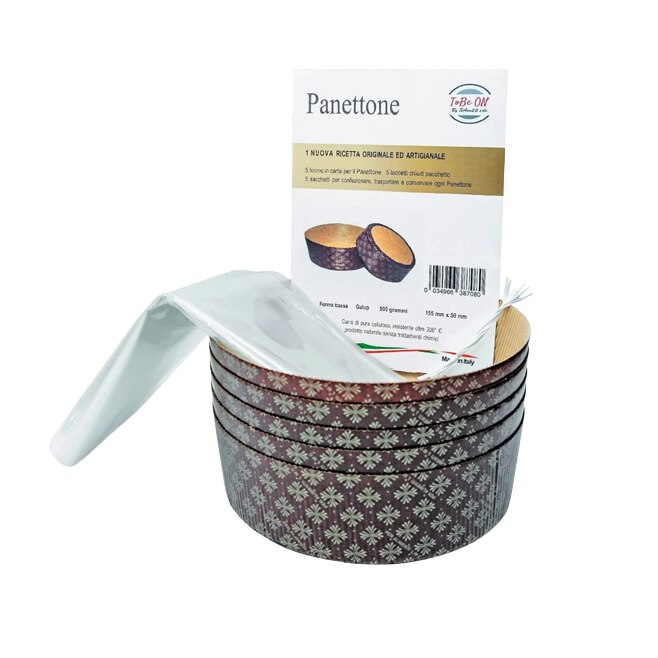 Set de 5 forme, 5 pungi si o reteta pentru panettone Saon23 srls ...