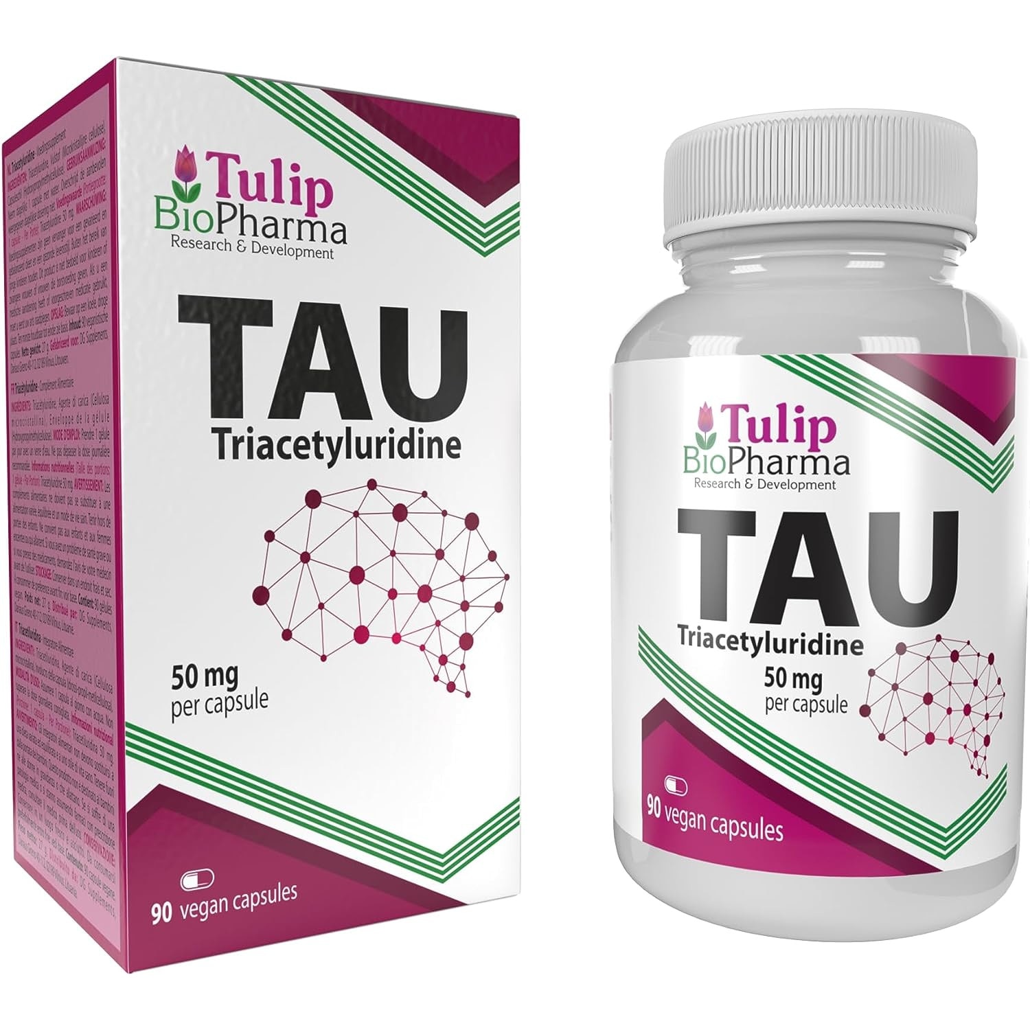 Tau Triacetyluridine 50mg 90 Vegan Capsule - eMAG.ro